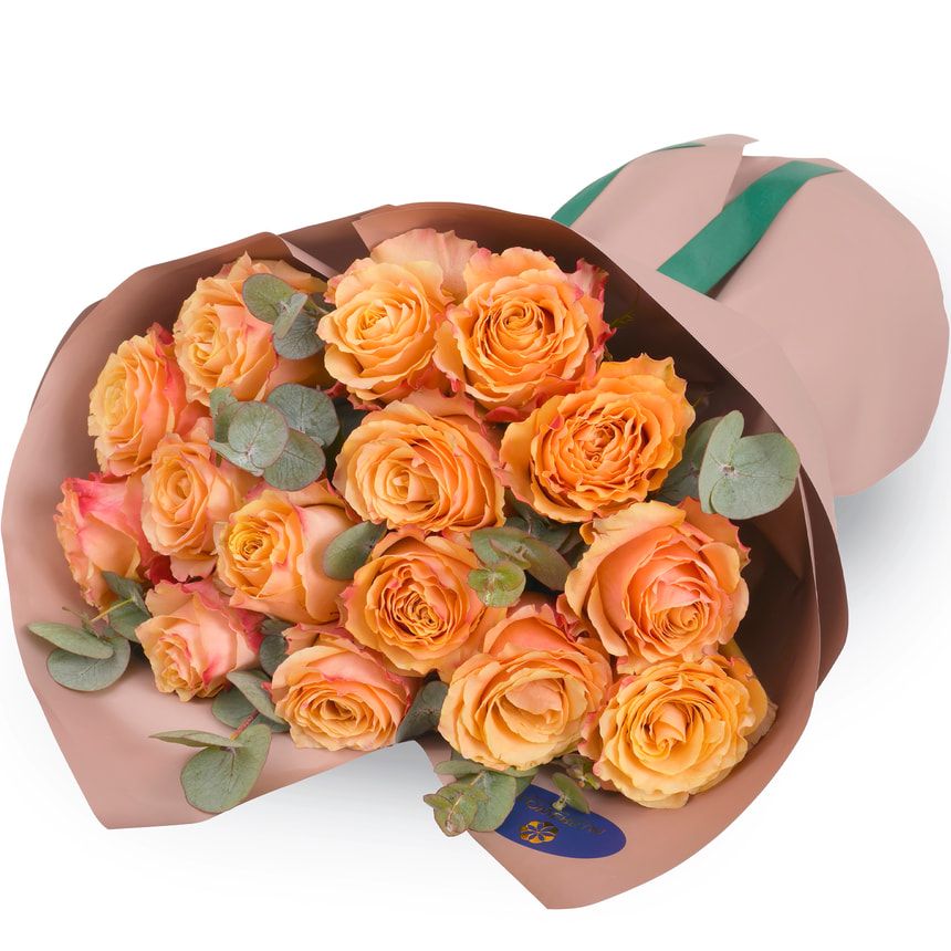 "Carpe Diem" bouquet of 15 roses — order delivery to Ukraine. Buy Now ...