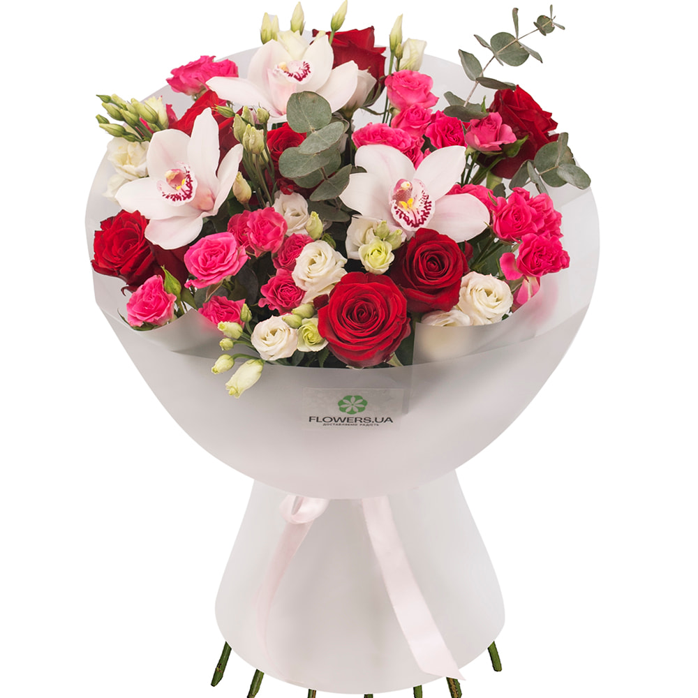 "Pani Walewska" bouquet — order delivery to Ukraine. Buy Now! Price ...