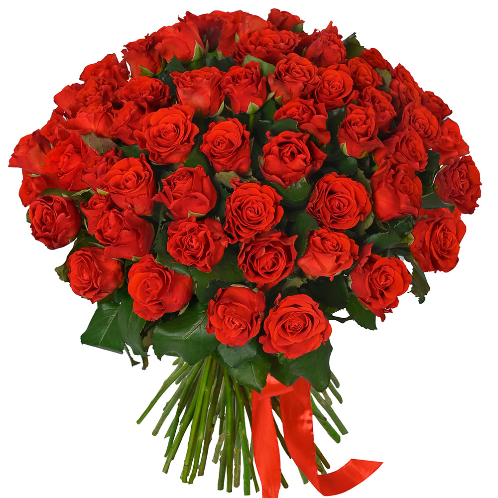 Monobouquet "51 El Toro roses" — order delivery to Ukraine. Buy Now ...