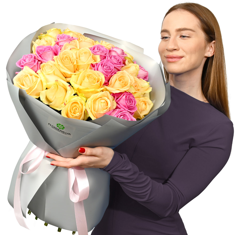 Букет "Молекули щастя" — замовити букет з доставкою в Київ, Львів, Одесу, Дніпро, Харків та по ...