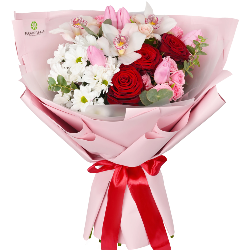 Букет "Ожившая сказка" — заказать букет с доставкой в Киев, Одессу, Львов, Харьков, Днепр и по ...